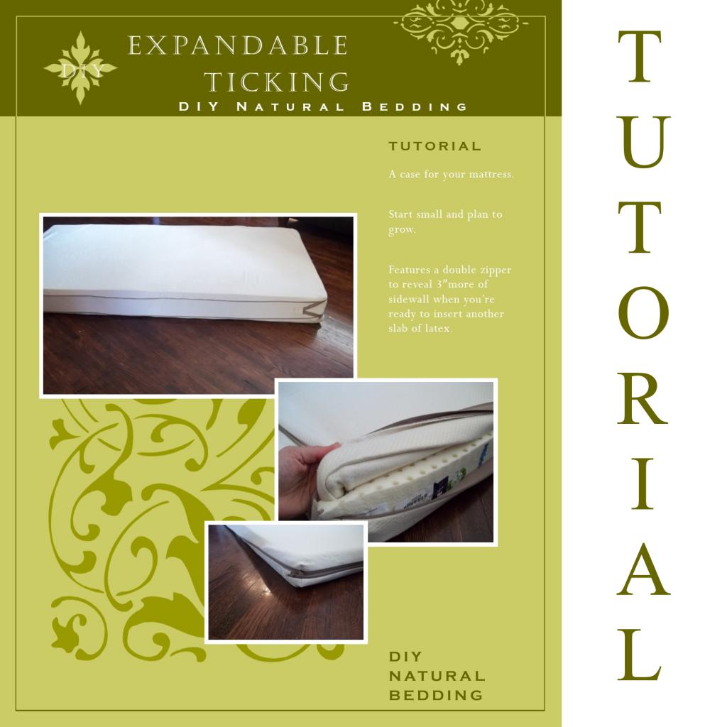 Expandable Ticking Tutorial – DIY Natural Home